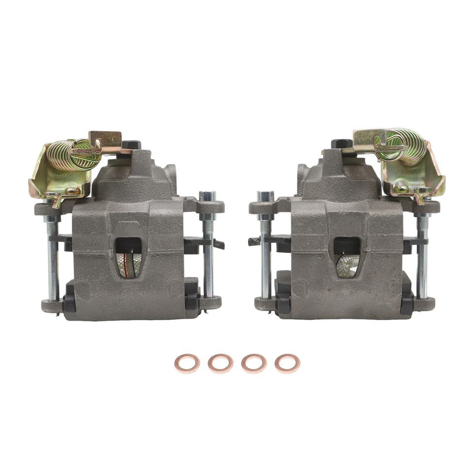 For GM 10 12 Bolt Rear Disc Brake Calipers w/ Emergency Metric ...