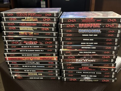 TNA wrestling DVDs (mostly 2005-2007) see photos/listing all VERY GOOD ...