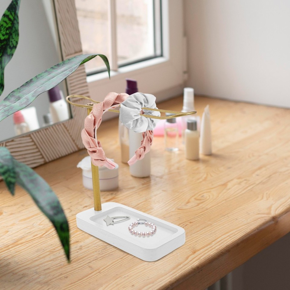 Hair Accessories Organizer Headband Display Tie Holder Bracelet Rack ...