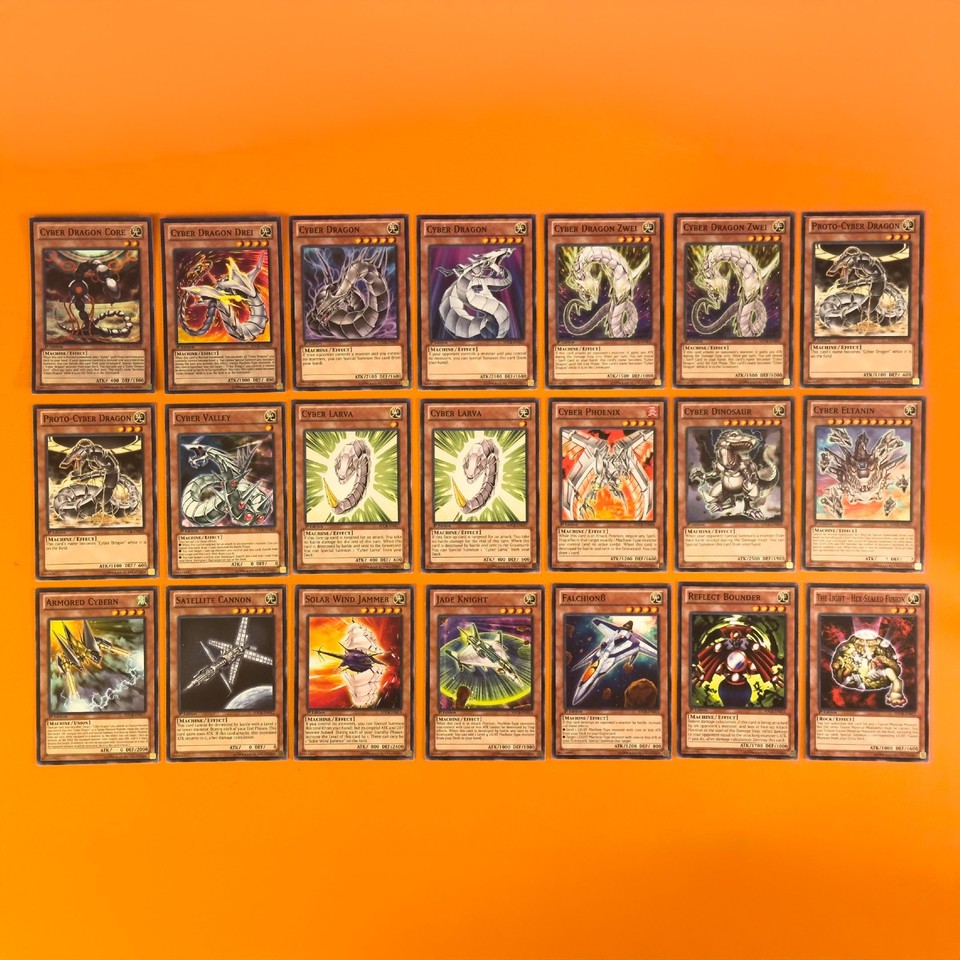 Yu-Gi-Oh! SDCR Cyber Dragon Revolution 1st Ed. Structure Deck COMPLETE ...