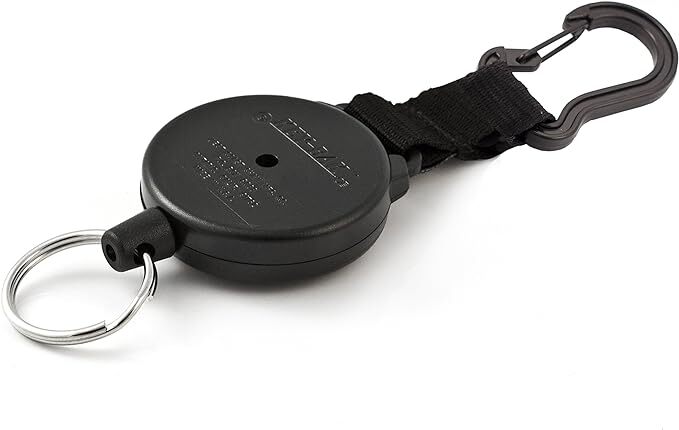 KEY-BAK SECURIT Heavy Duty Retractable Key Holder, Secures Keys, Gear ...