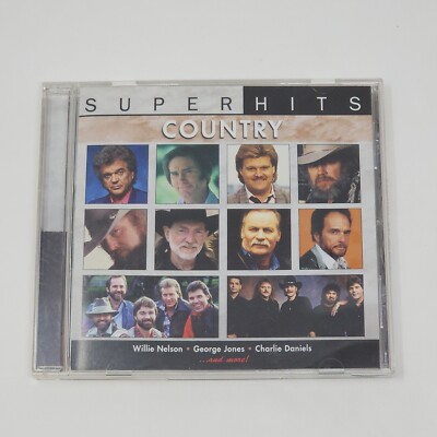 Country Super Hits CD Wiilie Nelson, George Jones, Charlie Daniel's and ...