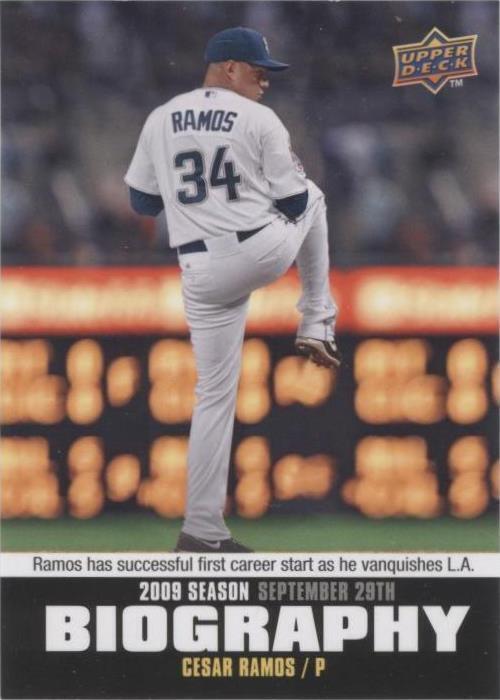 2010 Upper Deck - Season Biography Cesar Ramos #SB-194 for sale online ...