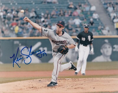 KEVIN SLOWEY MINNESOTA TWINS ACTION SIGNED 8x10 | eBay
