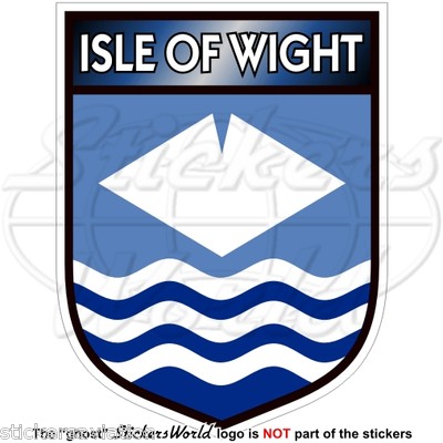 ISLE of WIGHT County Shield England UK British 100mm (4") Bumper ...