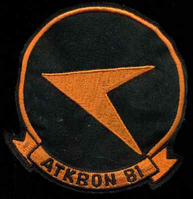 USN ATKRON-81 VA-81 A-4 Skyhawk A-7 Corsair Patch AA-3 | eBay
