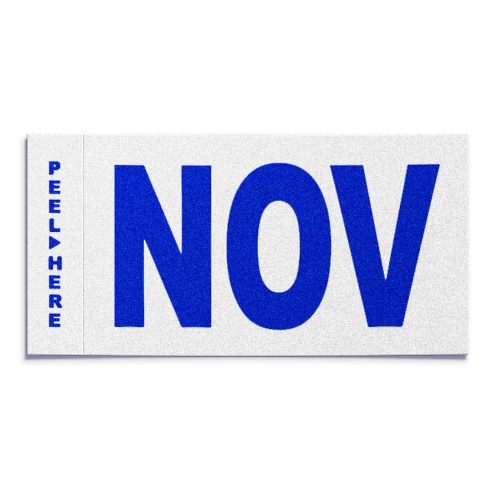 California Month Sticker (November) DMV License Plate Month Sticker ...