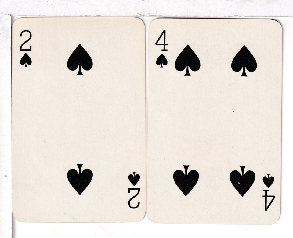 Two Single Playing Cards, English Worshipful Pair "1970" Mayflower ...