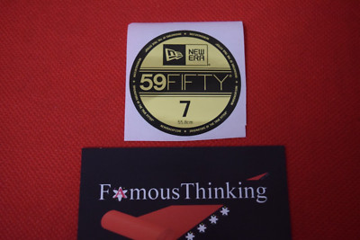 New Era Authentic Replacement 59Fifty Sticker for hats MLB NBA NFL LMB ...