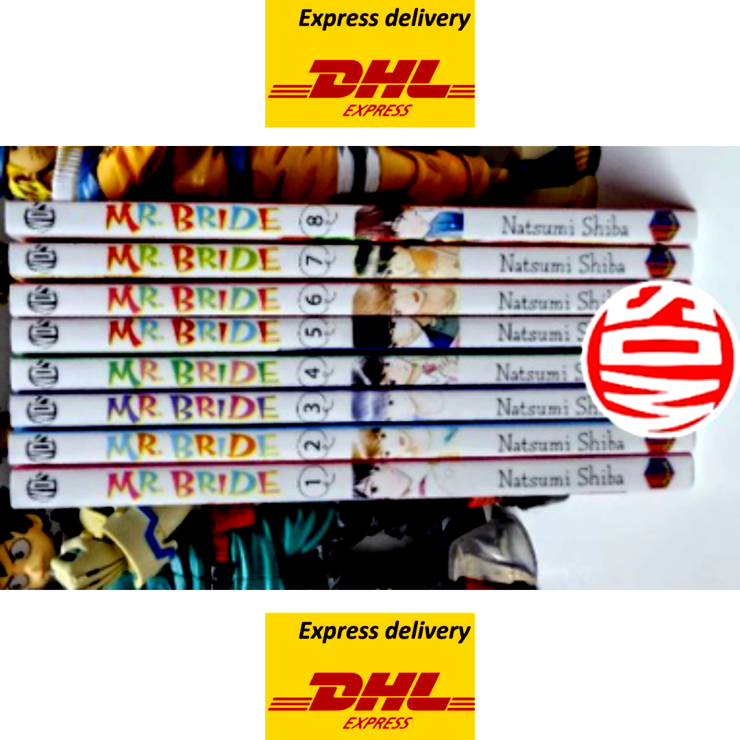 New MR. BRIDE English Manga Set Vol 1-8 by Natsumi Shiba Comic Book ...