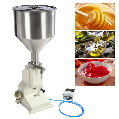 Pneumatic Filling Machine 5-50ml Liquid Paste Filler Bottle Filler ...