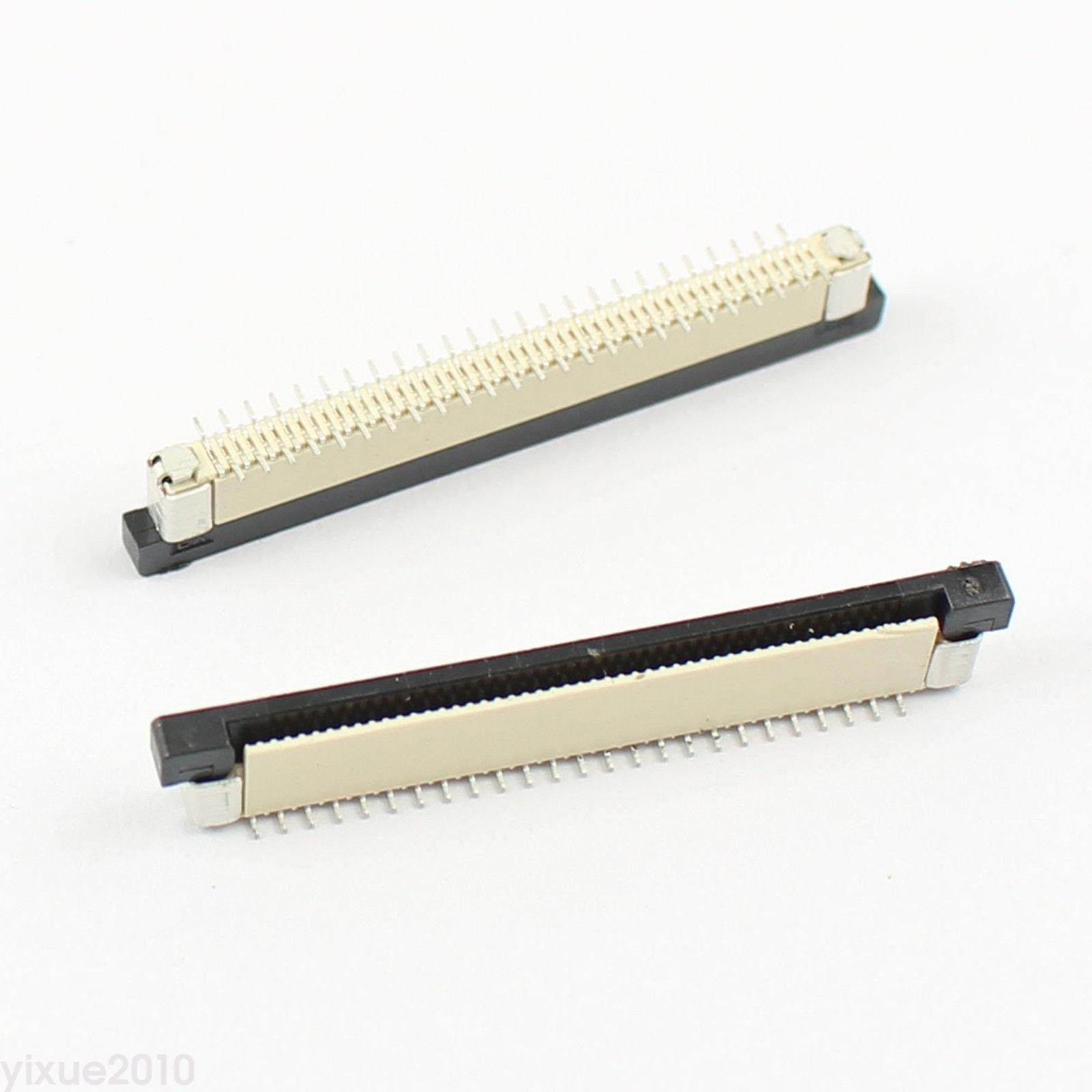 5Pcs FPC FFC 0.5mm Pitch 50 Pin Drawer Type SMT SMD Flat Cable ...