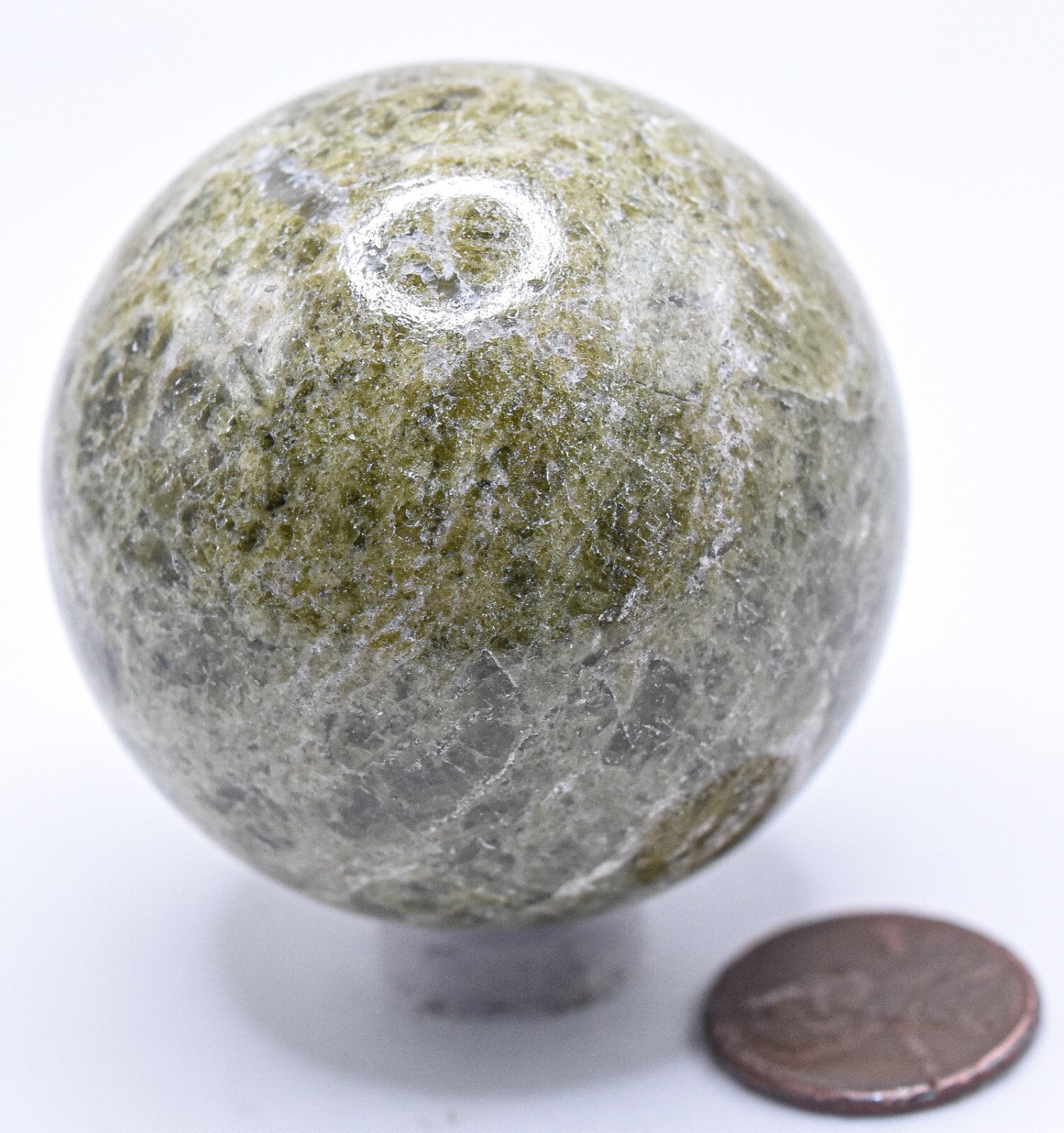 48mm Vesuvianite Sphere Polished Natural Gemstone Crystal Mineral Ball ...