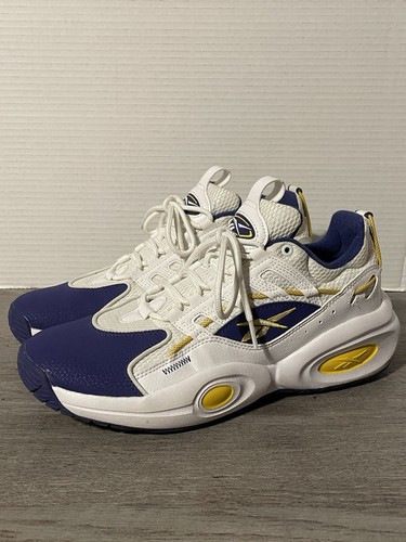 Reebok Solution Mid White Purple Gold Iverson Size 9 Style GW4377 | eBay