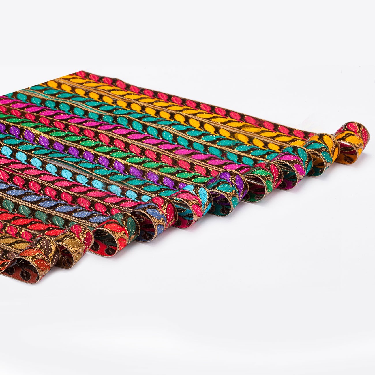 Neotrim Paisley Vine Ribbon Trimming, Vintage Gold Metallic 4cm,Home ...