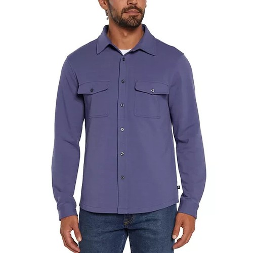 Gap Men's Long Sleeve Knit Button Down Size XXL Skipper Blue | eBay