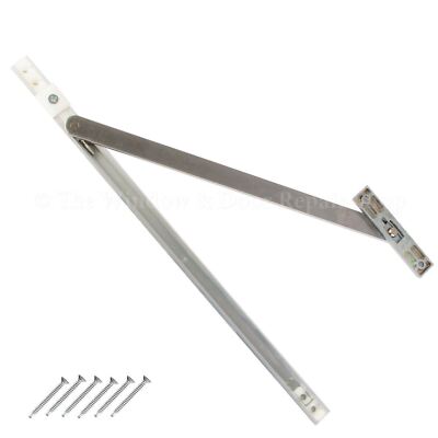 90° Degree Stainless Steel Door Restrictor Arm Stay Hold Open UPVC ...