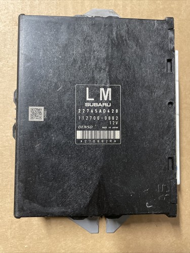 2012 Subaru Forester Computer Brain Engine Control ECU ECM EBX Module ...