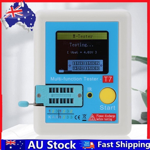 LCR-T7 Multimeter Transistor Tester Multifunction Useful LCR ESR NPN ...