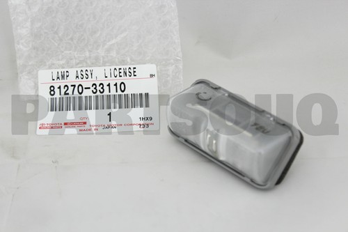 8127033110 Genuine Toyota LAMP ASSY LICENSE 81270-33110 | eBay