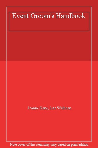 Event Groom's Handbook By Jeanne Kane, Lisa Waltman | eBay