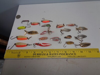 Lot of 18 Trout Kokanee Salmon Trolling Spoons Wobblers | eBay