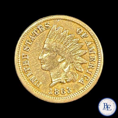 1863 Indian Head Penny Cent US Coin 1C Antique Bronze Currency | eBay
