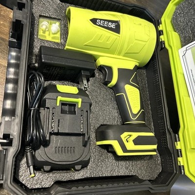 NEW Seese Cordless storm machine - handheld leaf blower & battery ...