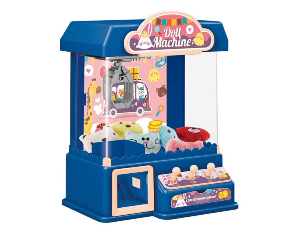 Mini Electronic Arcade Claw Machine Kids Grabber Machine with Lights ...