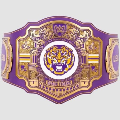 LSU Tigers Belts Championship Legacy Title ZINC Metal Plated Adult Size ...
