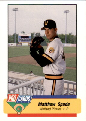 1994 Welland Pirates Fleer/ProCards #3498 Matthew Spade Pottstown ...
