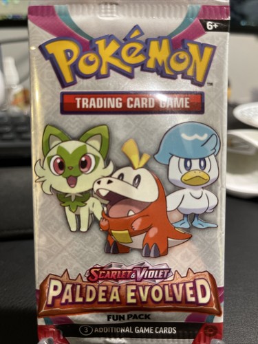 Pokemon Sampling Pack (3 Cards)— Paldea Evolved - Fun Pack - RARE ...