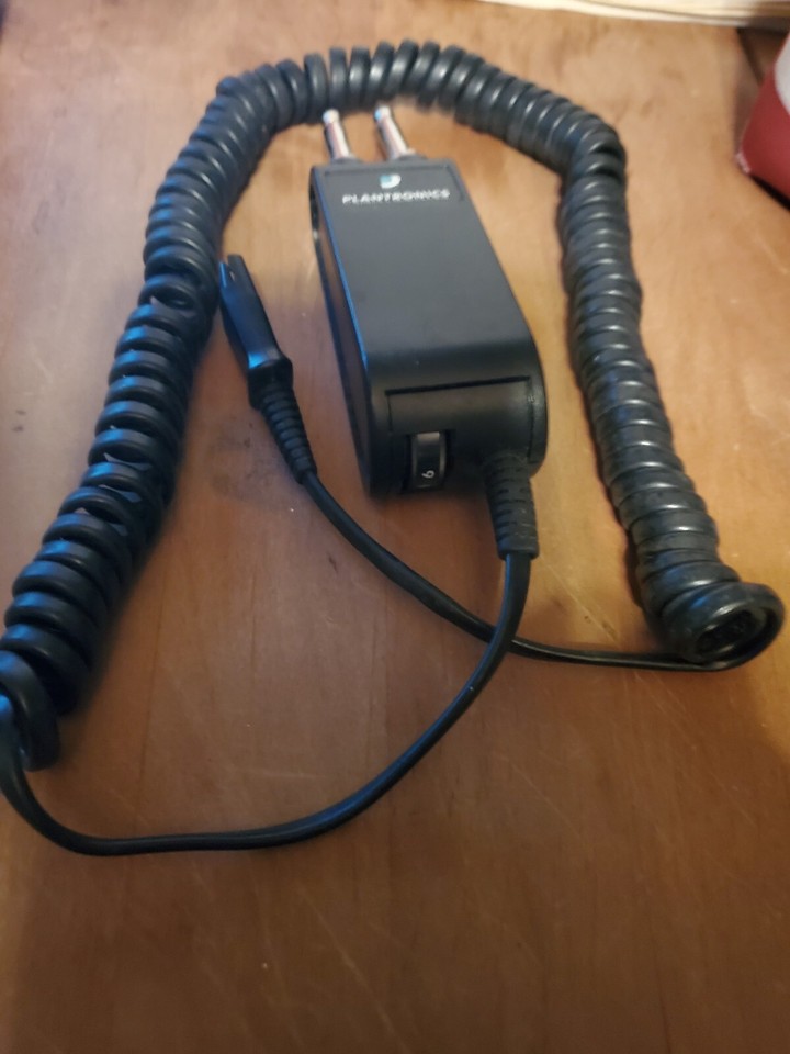 Plantronics P10 / 2250 PLug 2 Prong Amplifier Adapter for HW Series ...