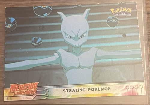 Pokemon Topps Stealing Pokemon Mewtwo Strikes Back HOLO FOIL | eBay
