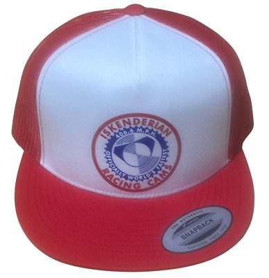 ISKY CAMS ISKENDERIAN RACING CAMS 406.6 MPH TRUCKER HAT RED/WHITE HOT ...