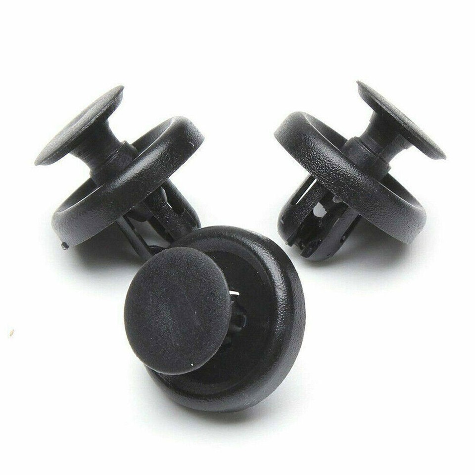 100PCS Fender Push Clips Retainer Plastic Rivet Fastener 7mm For Toyota ...