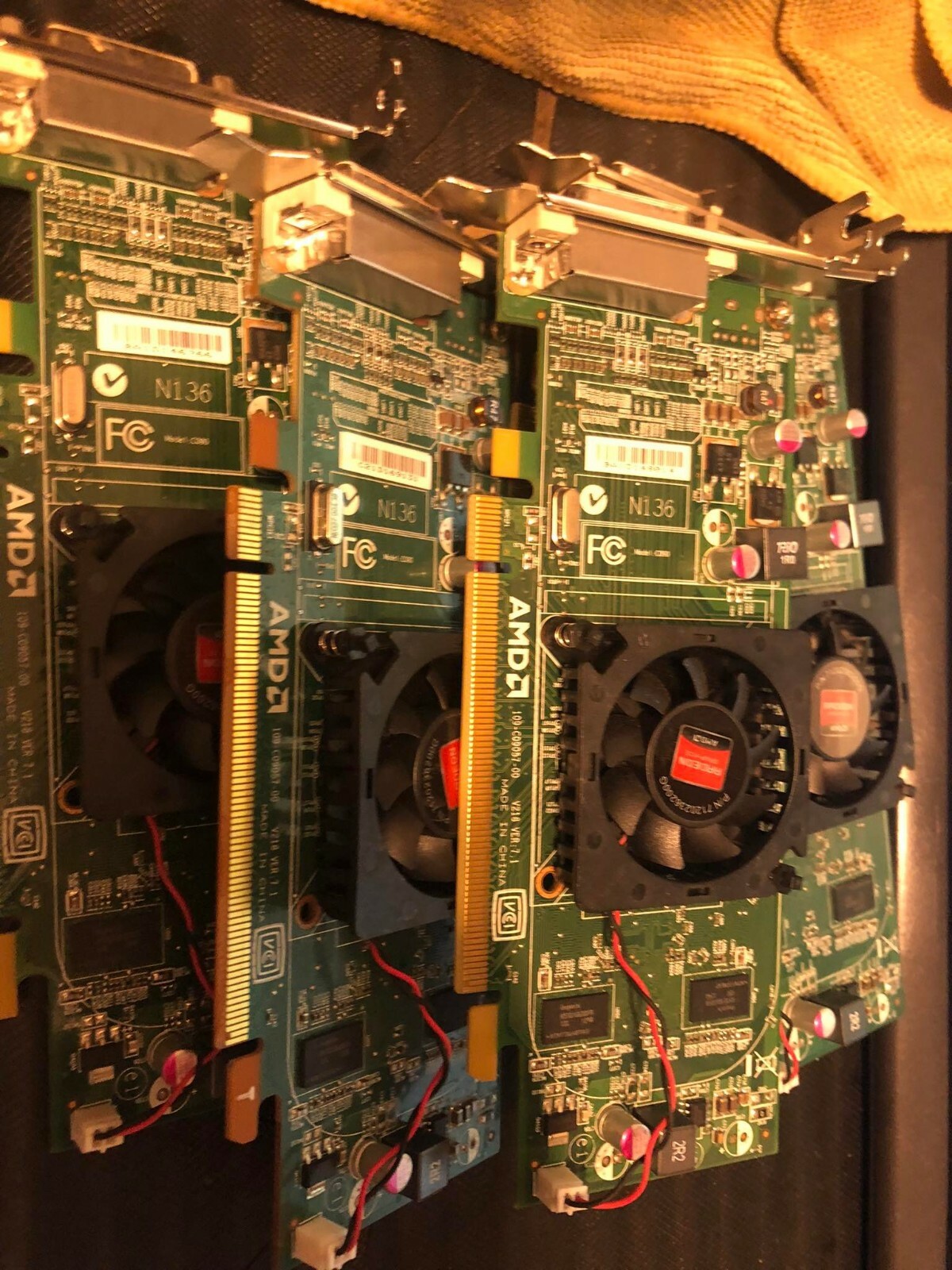 (LOT OF 7) ATI-AMD Radeon HD 512MB 109-C09057-00 Low Profile Video Card ...