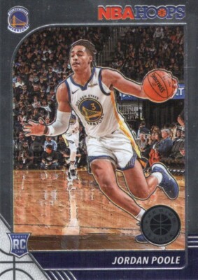 Jordan Poole Rookie Card 2019-2020 Panini Hoops Premium Stock ...
