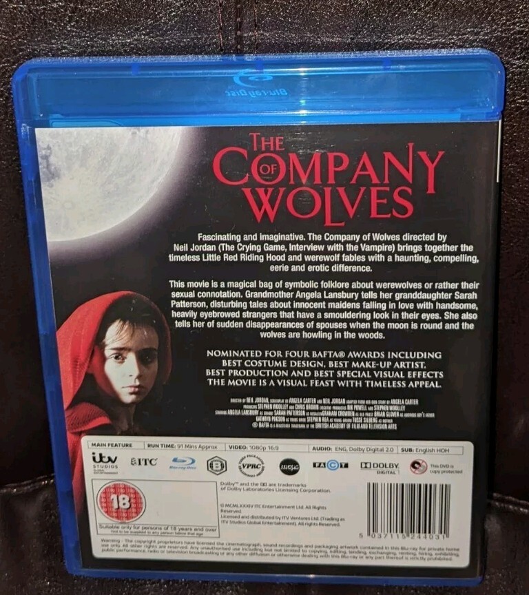 Company of Wolves (Blu-ray, itv release) 5037115244031 | eBay