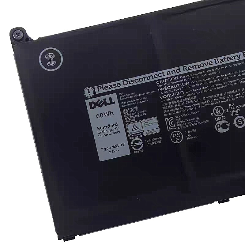 OEM MXV9V Battery For Dell Latitude 7300 7400 5VC2M N2K62 5300 7.6V ...