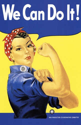 We Can Do It Poster, Rosie the Riveter, Strength, Women, WW2 | eBay