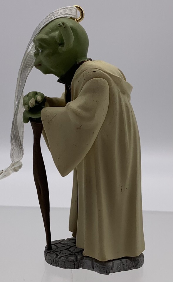 Hallmark Star Wars Yoda Christmas Tree Ornament Disney May The Force Be ...