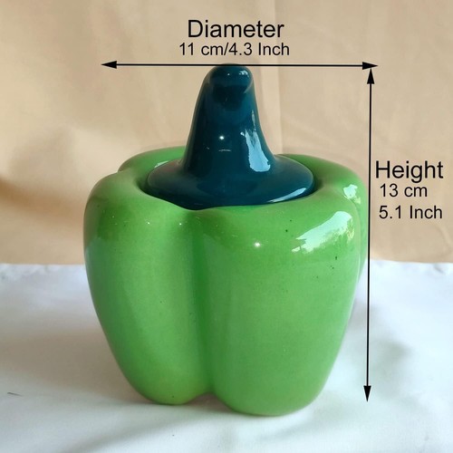 Ceramic Capsicum Decorative Pickle Jar| Food Storage Jar | Multipurpose ...