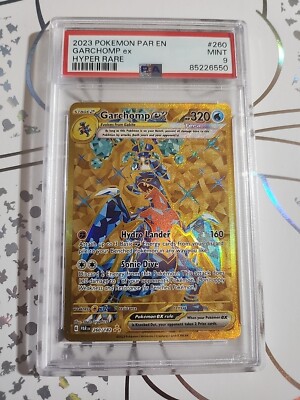 2023 Pokemon Paradox Rift # 260 Garchomp EX Hyper Rare PSA 9 Card MINT ...