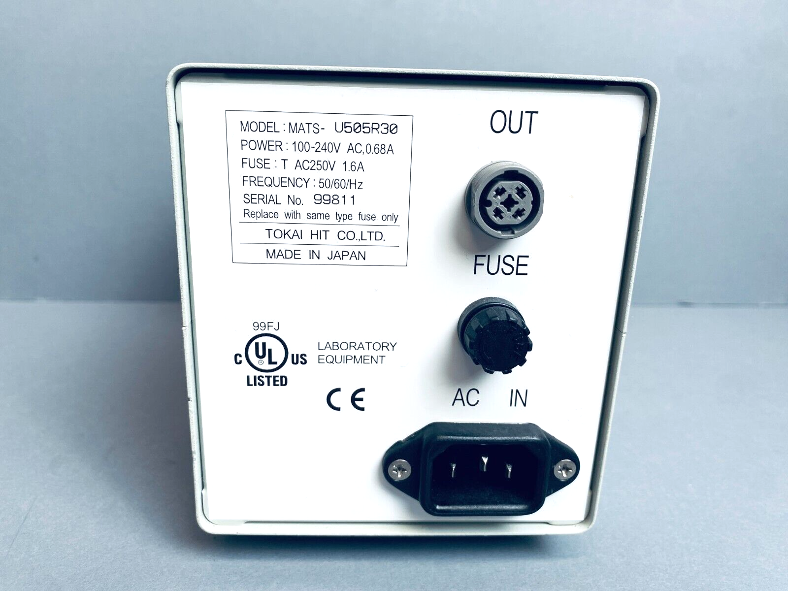 Nikon Tokai Hit Model MATS-U505R30 Microscope Thermo Plate Controller ...
