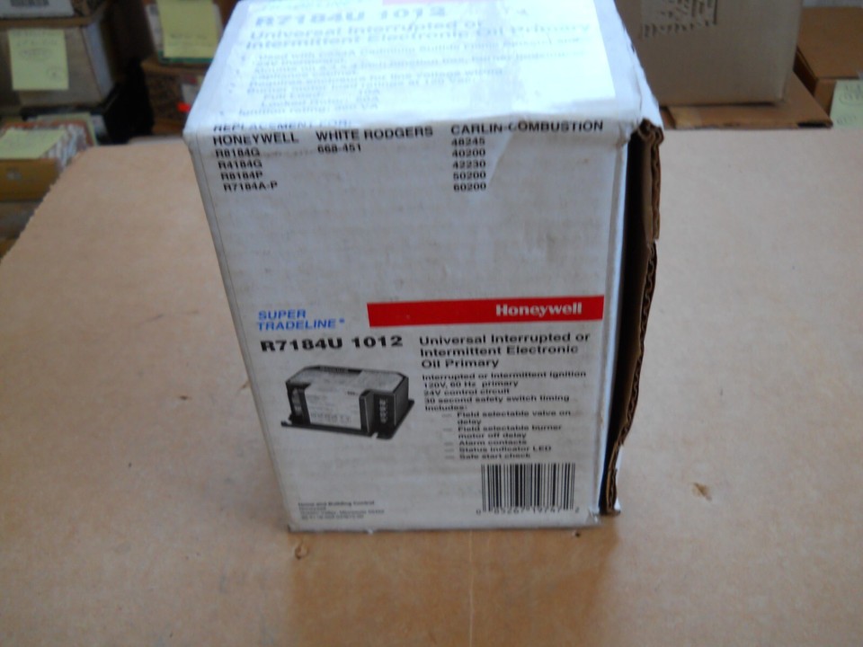 NEW OEM In Box R7184U1012 Honeywell Digital Oil Primary Control Board ...
