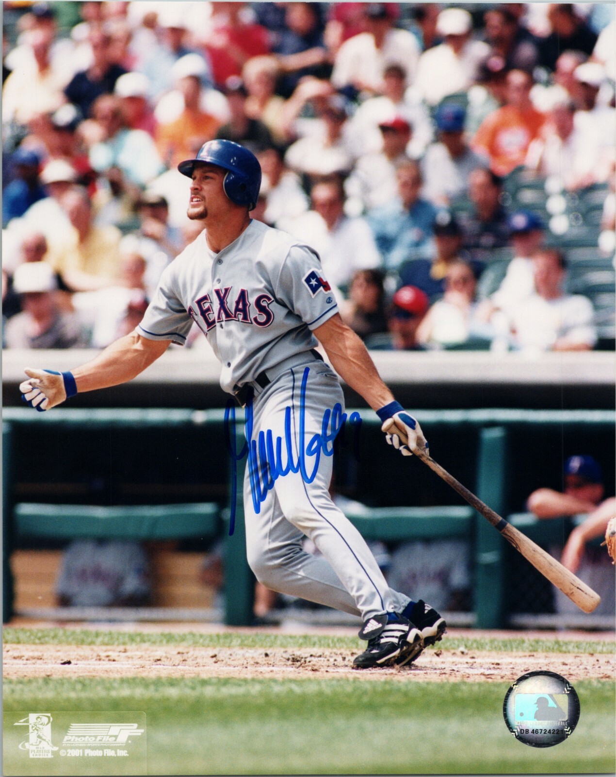 GABE KAPLER Authentic Autograph Hand-Signed TEXAS RANGERS 8x10 Photo B ...