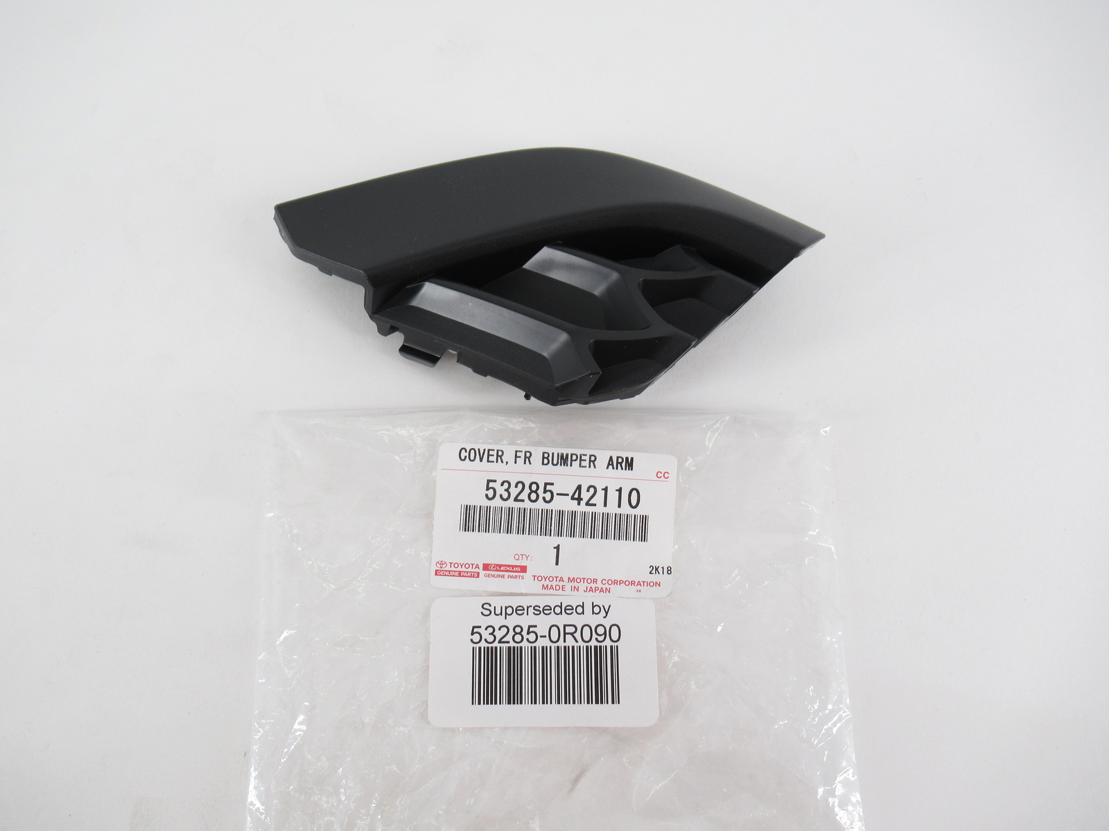 Genuine OEM Toyota 53285-0R090 Passenger RH Front Tow Eye Cap Cover ...