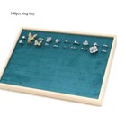 Velvet Necklace Ring Earring Holder Jewelry Tray Display Organizer ...