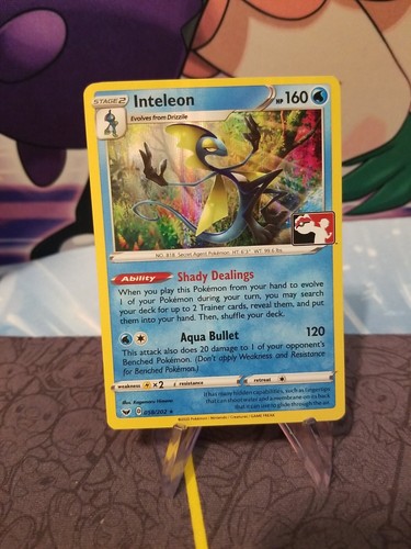 Inteleon holo Pokemon Prize Pack Series 1 Promo Pokemon Card NM/LP ...